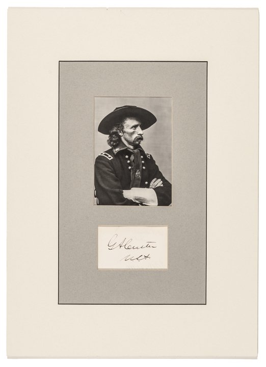 Gen. George Custer Autograph & Photograph