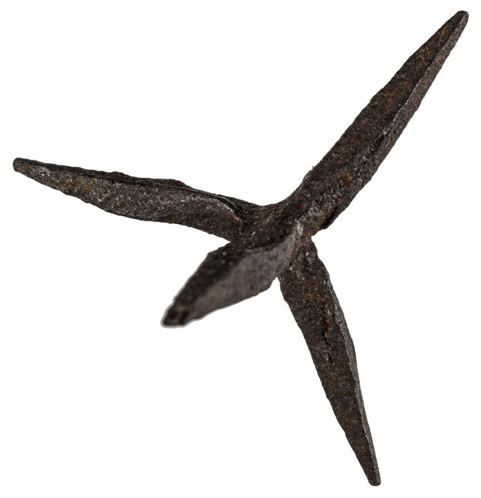 c 1775 Revolutionary War Hand-Made Caltrop/Spike