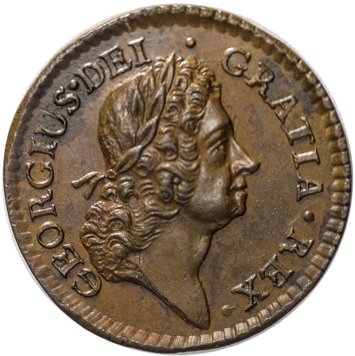 1723 Georgius Dei Gratia Rex Hibernia farthing - Feb 14, 2019 | Millea ...