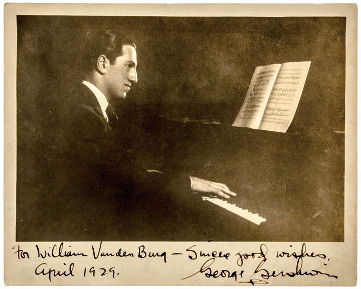 GEORGE GERSHWIN Autograph Sepia Tone Photograph - Aug 29, 2015 | Early ...