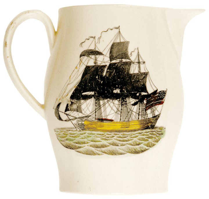 WASHINGTON Liverpool Pitcher with American Ship