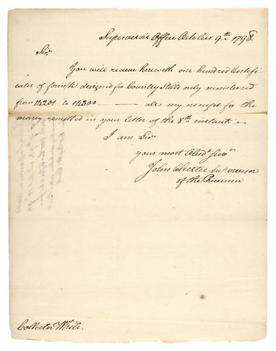 Colonel John Chester Revolutionary War Officer