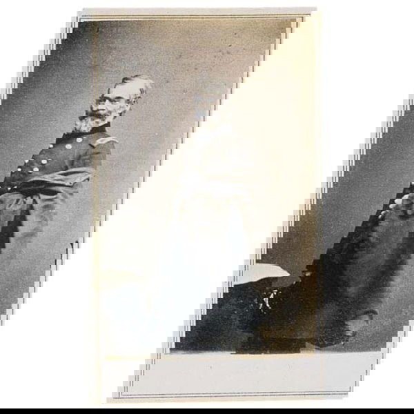 Cdv Of General Samuel Peter Heintzelman