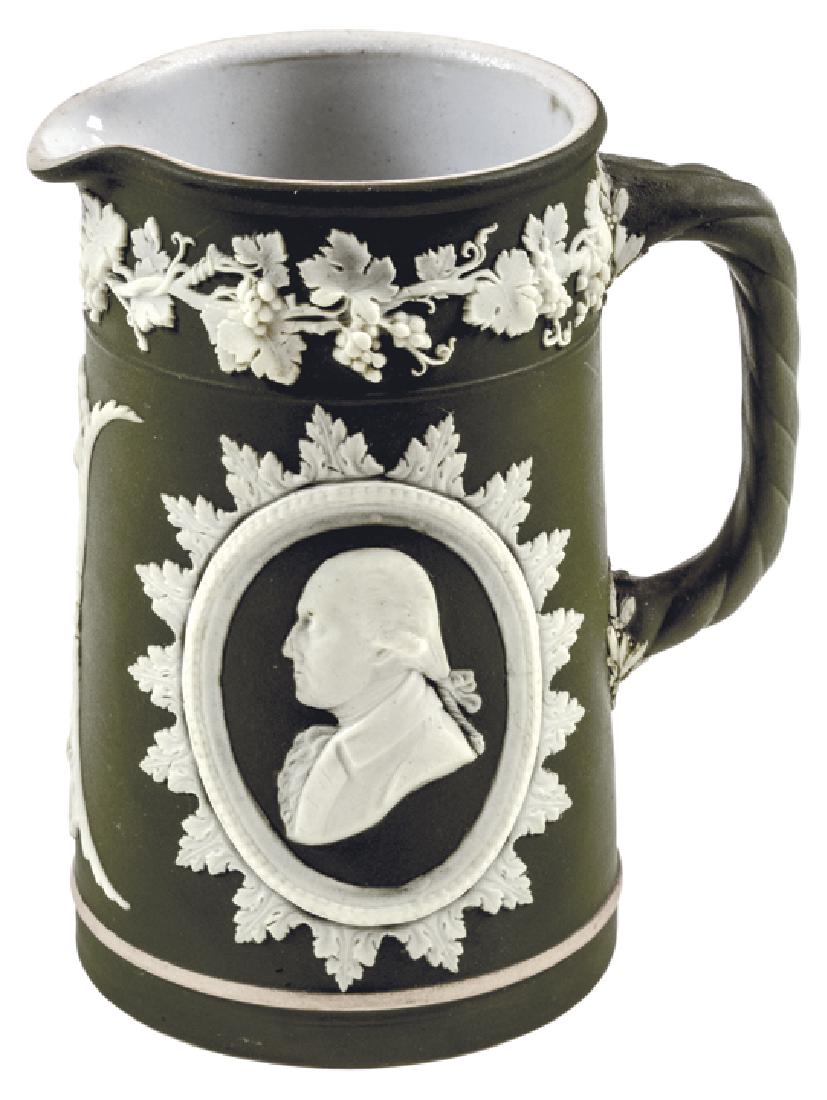 1800s Wedgwood: George Washington + Ben Franklin