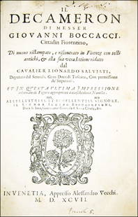 Boccaccio (giovanni) Trattatello In Laude Di Dante,