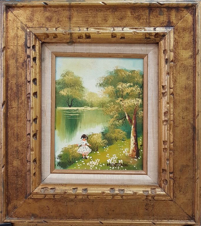 MONTERINI oil in wood panel