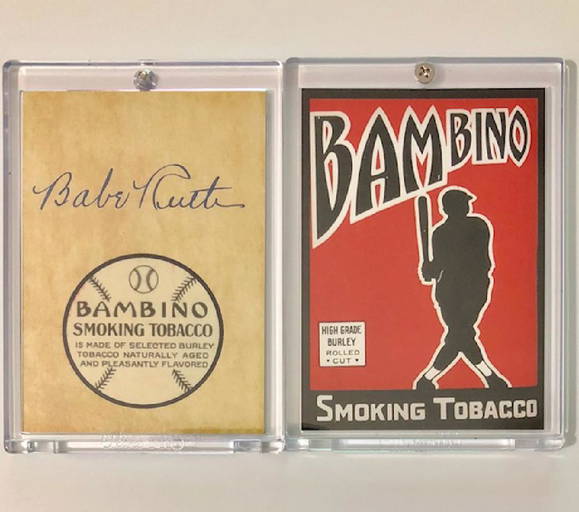 Babe Ruth “bambino Smoking Tobacco” Advertising