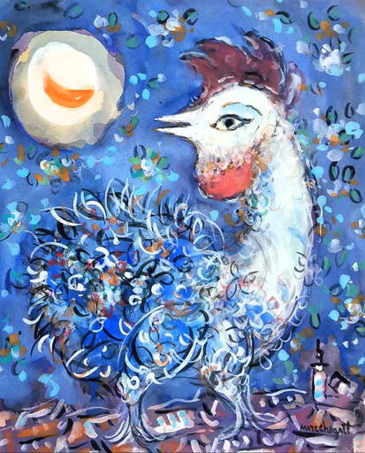 signed Marc Chagall gouache on paper - Apr 30, 2018 | Miami Auction ...