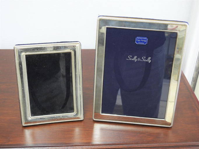 Scully & Scully Vintage Sterling Silver Picture Frames