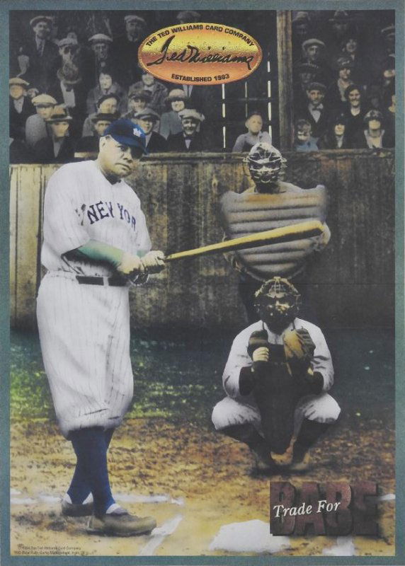 Babe Ruth color poster