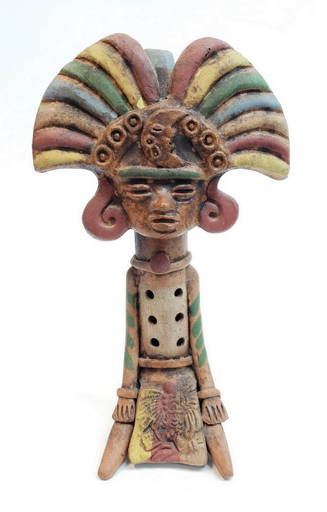 AZTEC MAYAN POTTERY FLUTE SCULPTURE - Feb 28, 2019 | Miami Auction ...
