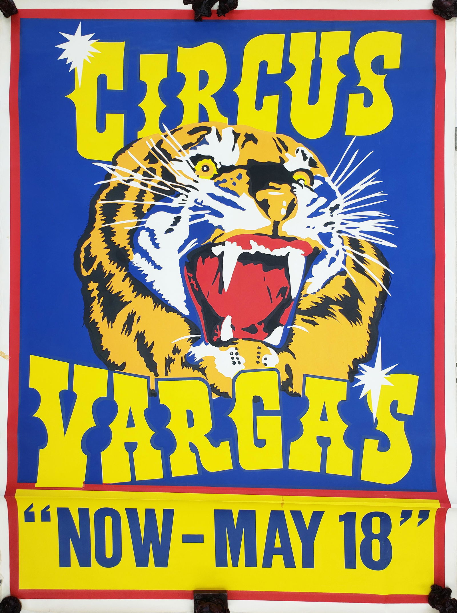 VINTAGE HUGE VARGAS CIRCUS COLOR POSTER - Sep 22, 2019 | Miami Auction ...