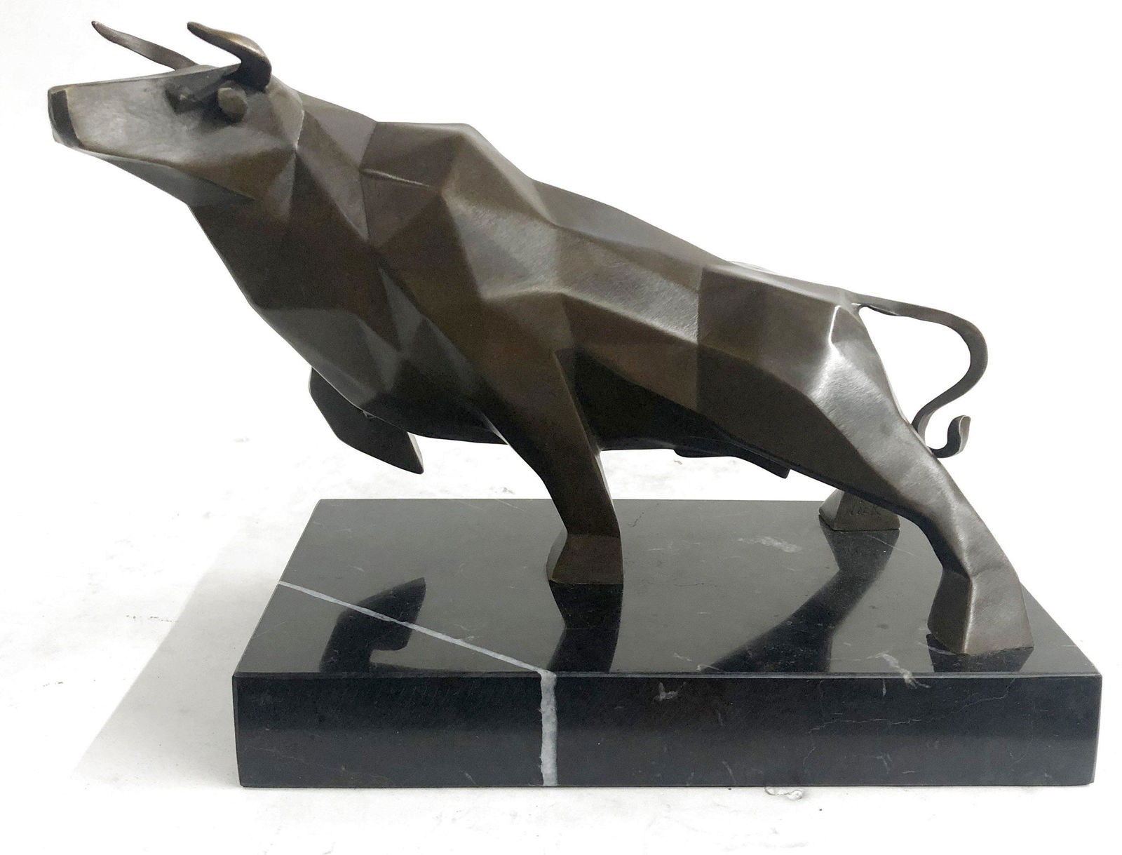 Nick Abstract Bull Sculpture