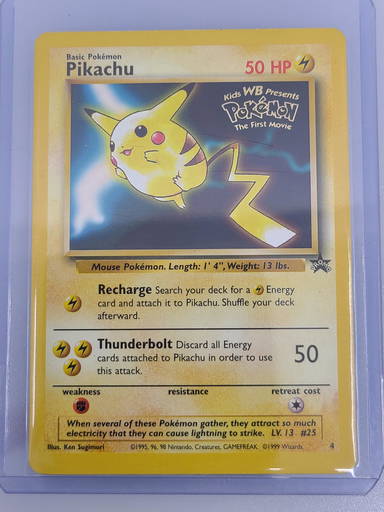 Pikachu Pokemon Card