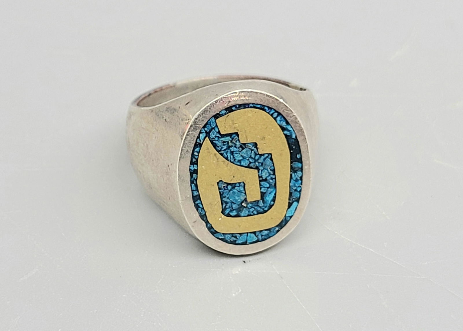 Antique Sterling Silver Men's Ring