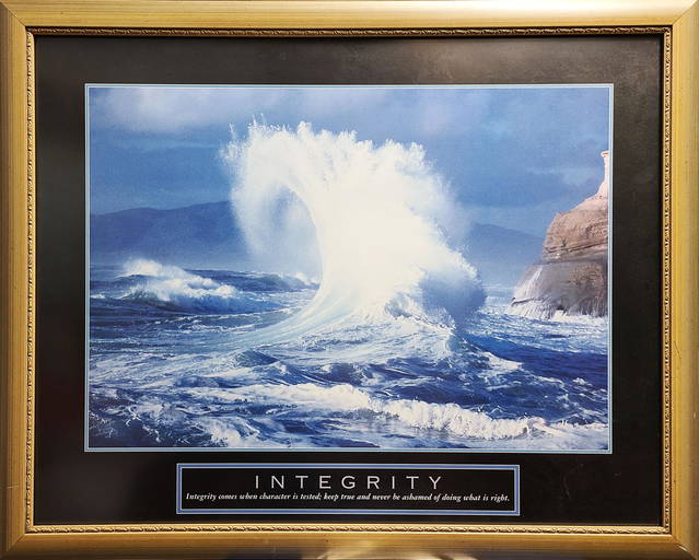 Integrity Color Poster (#0161A) on Jun 09, 2022 | Miami Auction Gallery ...