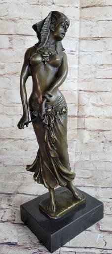 Aldo Vitaleh Egyptian On The Nile Bronze