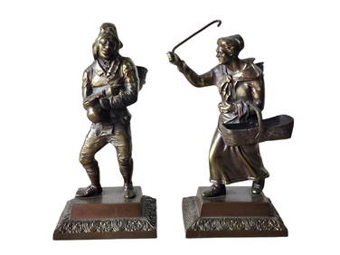 Marga Man & Woman Bronze Sculpture PAOR Spain - Jan 03, 2014 ...
