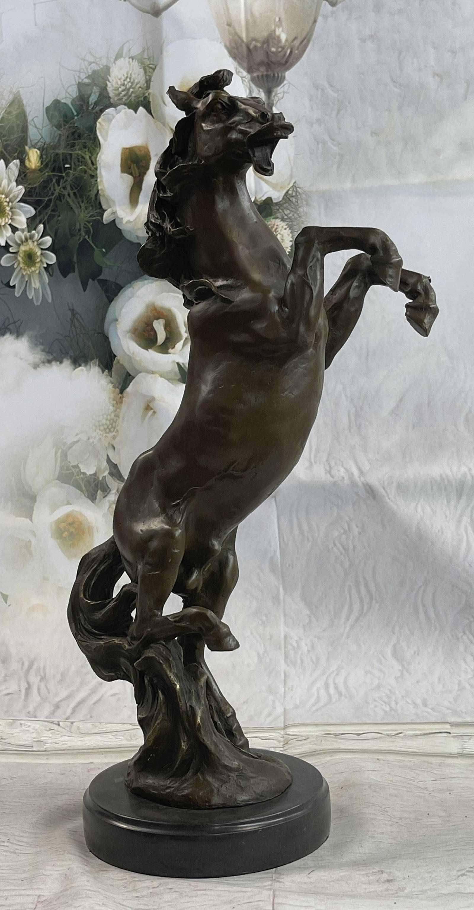 Barye Stallion Horse Bronze Auction