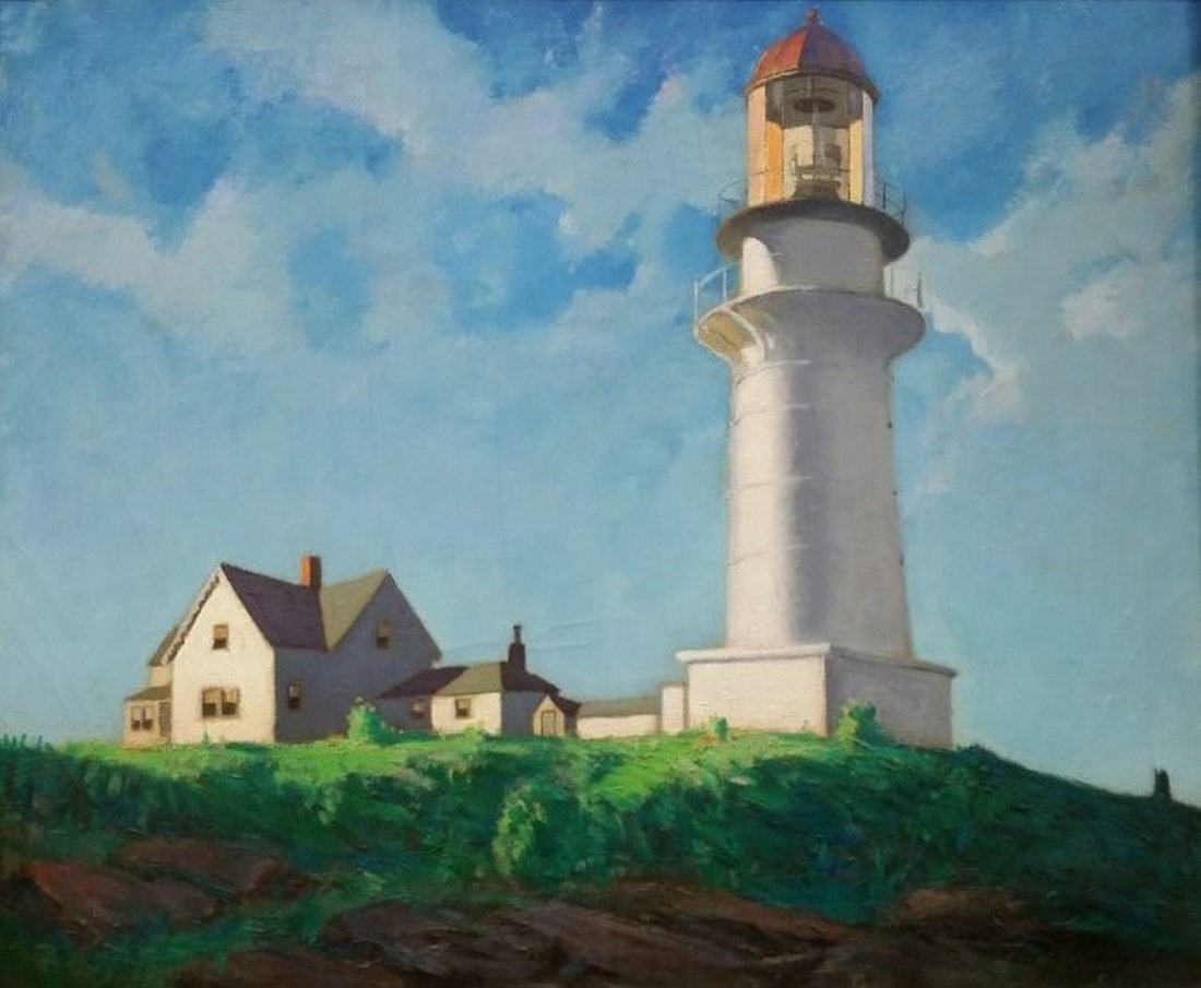 Edward Hopper (American, 1882-1967) signed painting