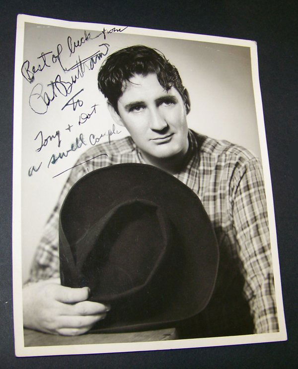281: autographed photograph of Pat Buttram (?).