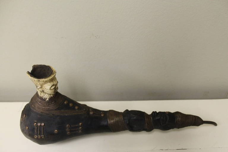 Rare Antique African Tribal Smoking Pipe From Zaire - Apr 08, 2014 ...