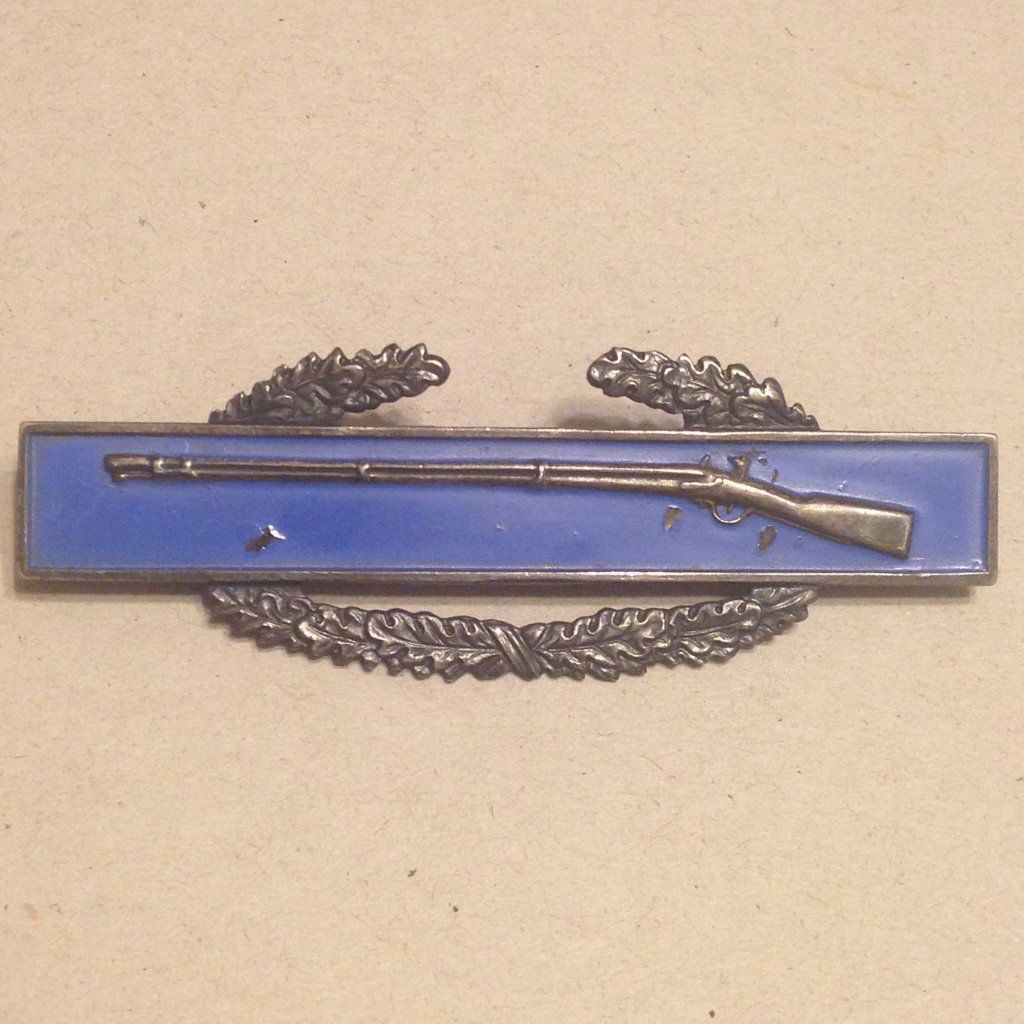 U.s. Sterling Silver Cib Combat Infantry Badge