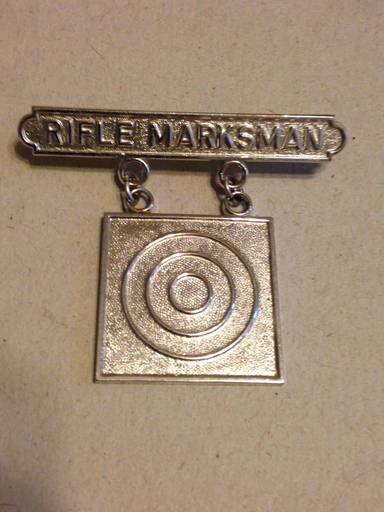 Usmc Rifle Marksmanship Badge United States Marine Corp