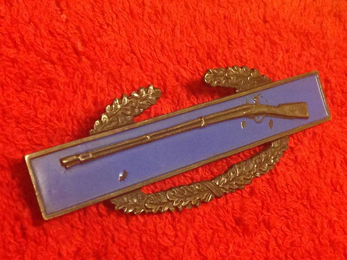 U.s. Ww2 Veteran Cib Combat Infantry Badge Sterling