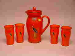 Hand Painted Victorian Lemonade Set - Jul 20, 2013 | Old Barn Auction ...