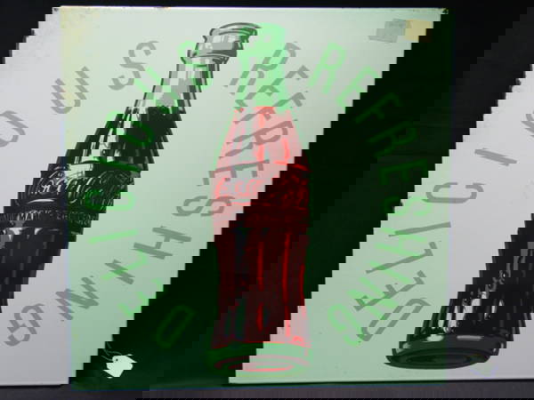 Coca Cola Ad Sign Delicious Refreshing