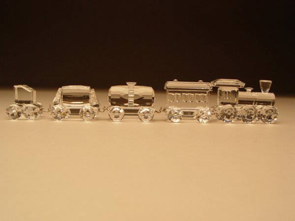 5pc Swarovski Crystal Train Set 7471 - Apr 25, 2004 | M.Klein Estate ...