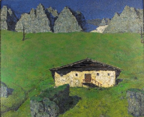 Circle Of Gottardo Guido Segantini (20th Century), A Co