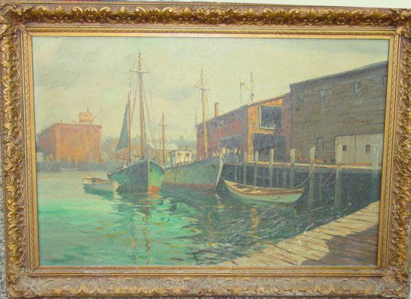 18: 24" x 36" oil on canvas - JJ Enwright of Gloucester