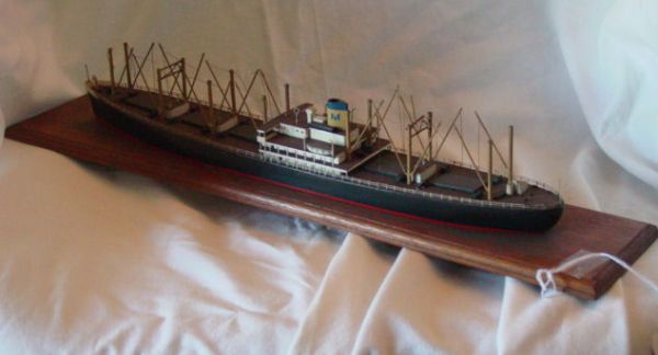 Ship Model Of Cargo Ship By Van Ryper