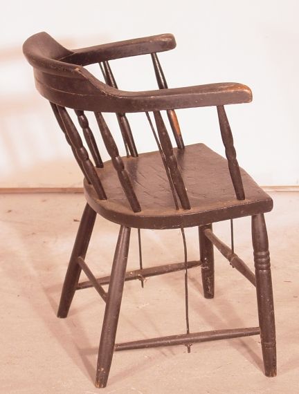1189: antique Cape Cod captains chair : Lot 1189