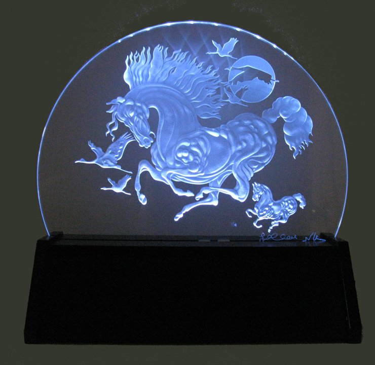 GUILLAUME AZOULAY "IN FLIGHT" NEW LED COLOR CHANGING LU