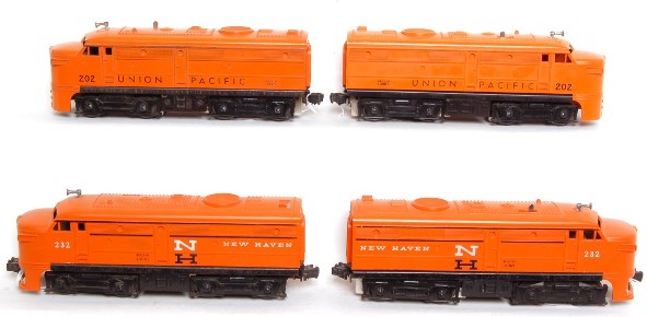 162: Lionel 202 202 Union Pacific 232 232 New Haven