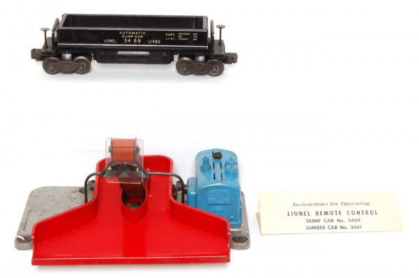 588: Lionel 397 coal loader 3469 dump car