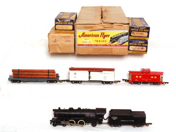 1031: American Flyer 4801A steam freight set 302AC