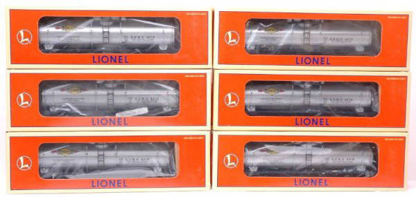 Lionel Four 19607 Sunoco Two 16150 Sunoco Mint Ob
