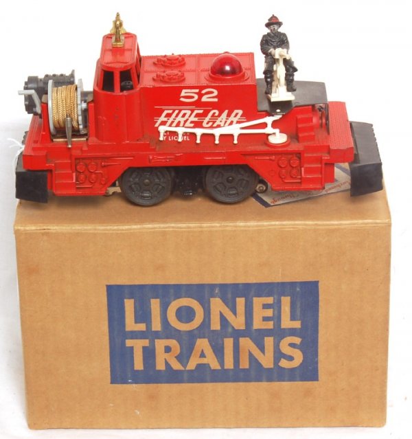 814: Lionel 52 fire car, OB