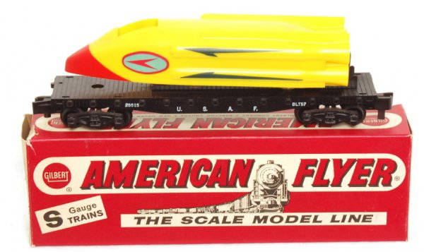 American Flyer 25515 Usaf Rocket Sled Car, Ob
