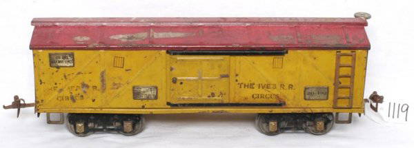 Original Prewar Ives Circus Set Boxcar 20 192