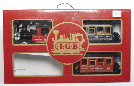 Lgb Train Set In Ob W/loco No. 2774