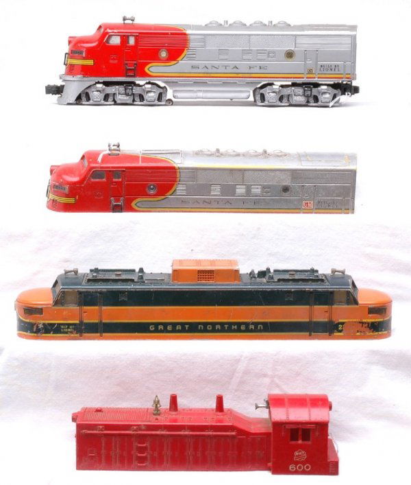 Lionel 2343 Santa Fe Dummy A Unit 2359 600 Cabs
