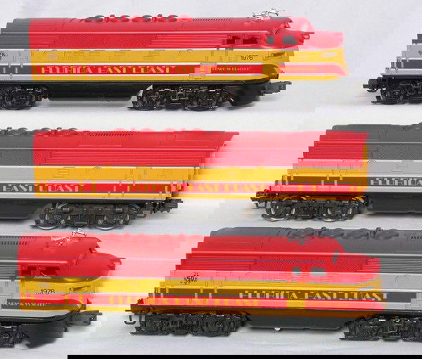 399: Lionel TCA Southern Div. 1976 FEC F3 A-B-A set