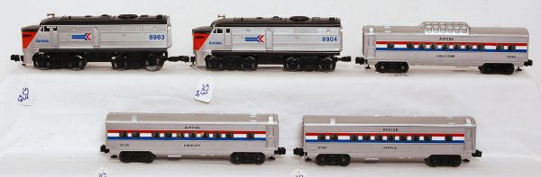 Lionel Amtrak 8903, 8904, 15100, 16098, 16099
