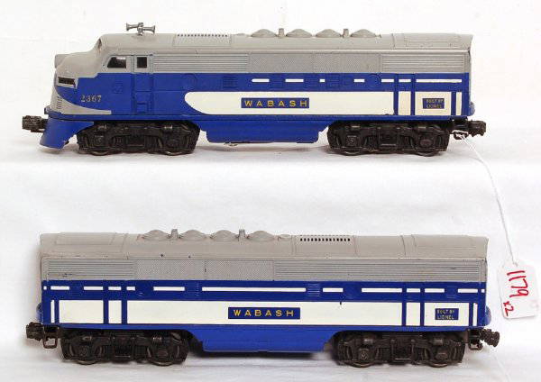 Lionel 2367 Wabash F3 Ab Units