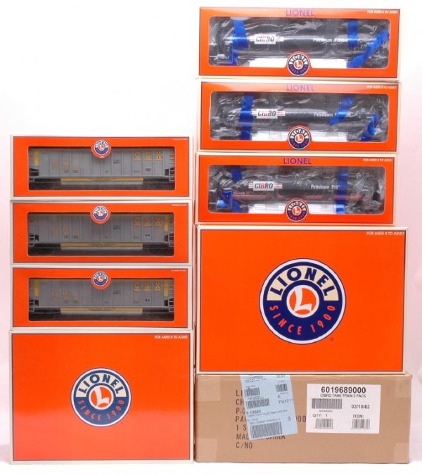 Lionel 19689 Cibro Tank 17421 CSX Gondola MINT OB - Nov 07, 2008 ...